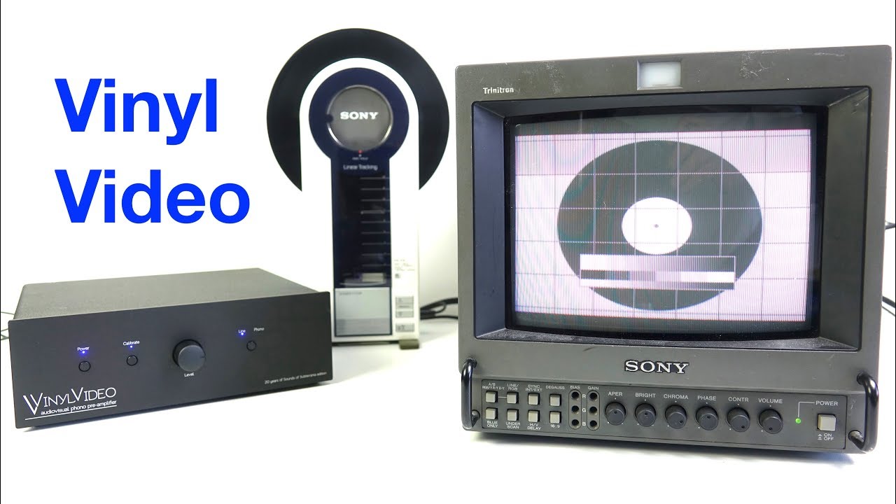 VinylVideo - Playing video from a 45rpm record - YouTube