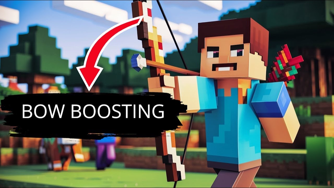 Bow Boosting in Minecraft Bedrock: The Ultimate Guide - YouTube