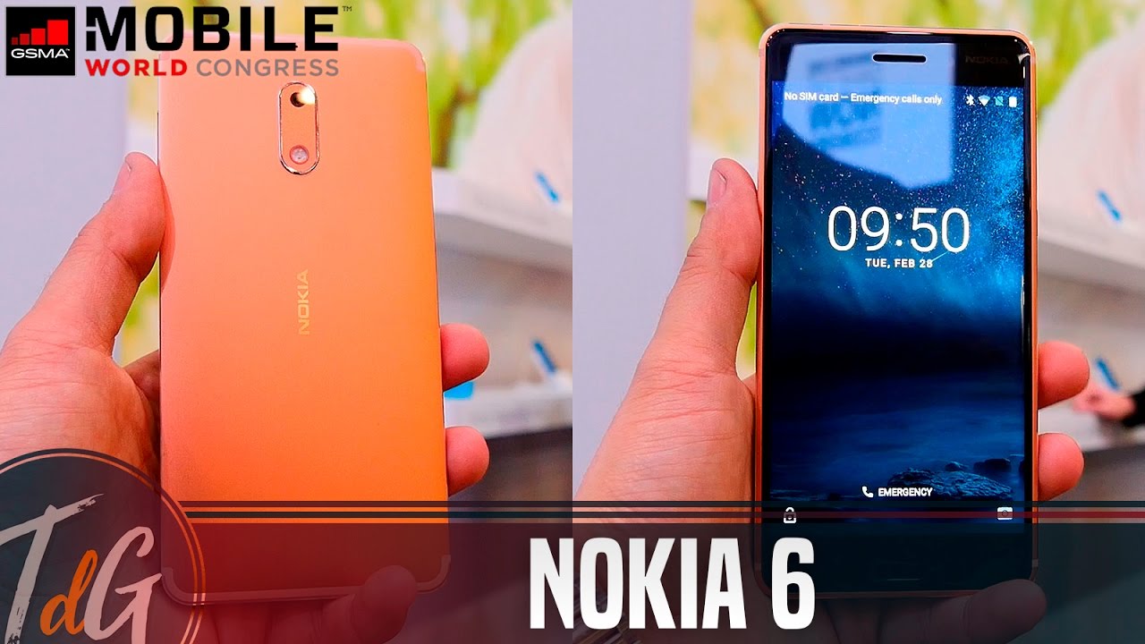 Nokia 6, primeras impresiones #MWC17 - YouTube
