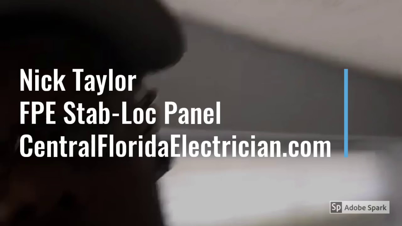 FPE Federal Pacific Stab-Lok Panel replacement - YouTube