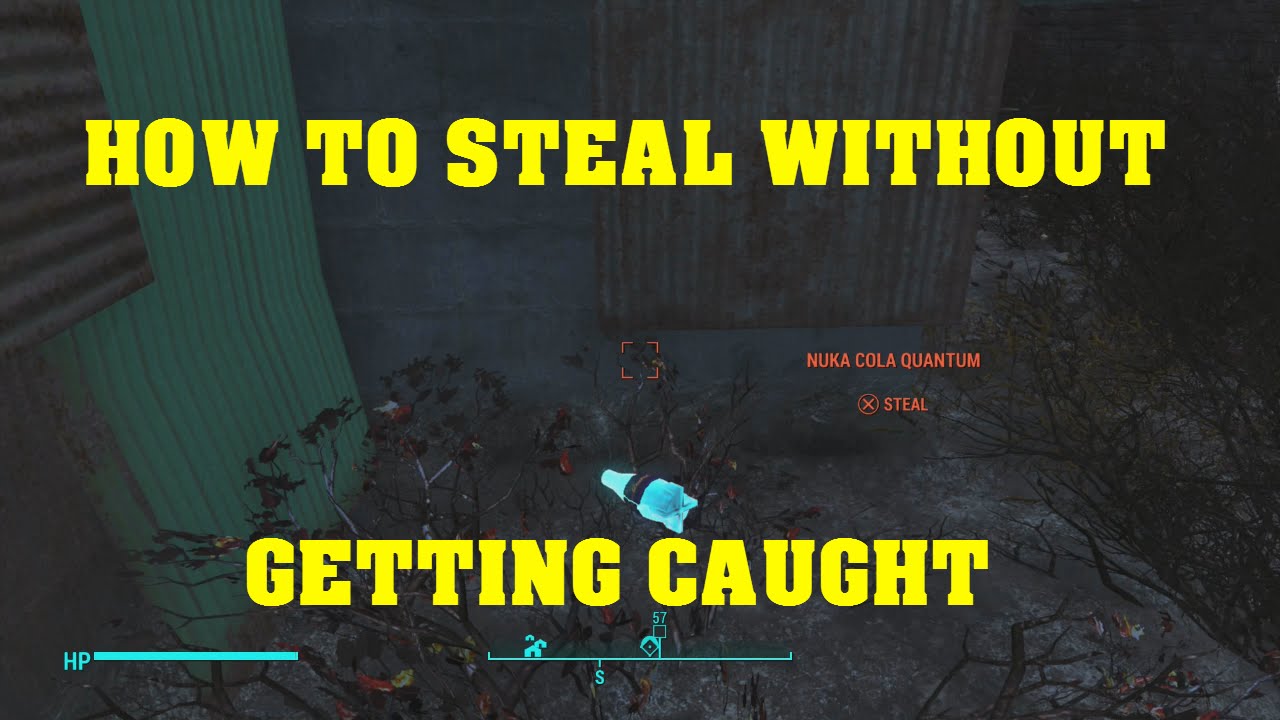 FALLOUT 4 How To Steal Without Getting Caught - YouTube