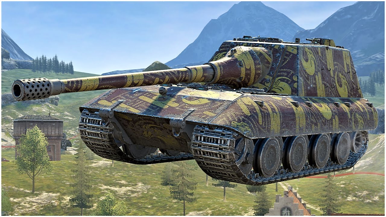 Jg.Pz.E100 Gravity Force WoT Blitz - YouTube