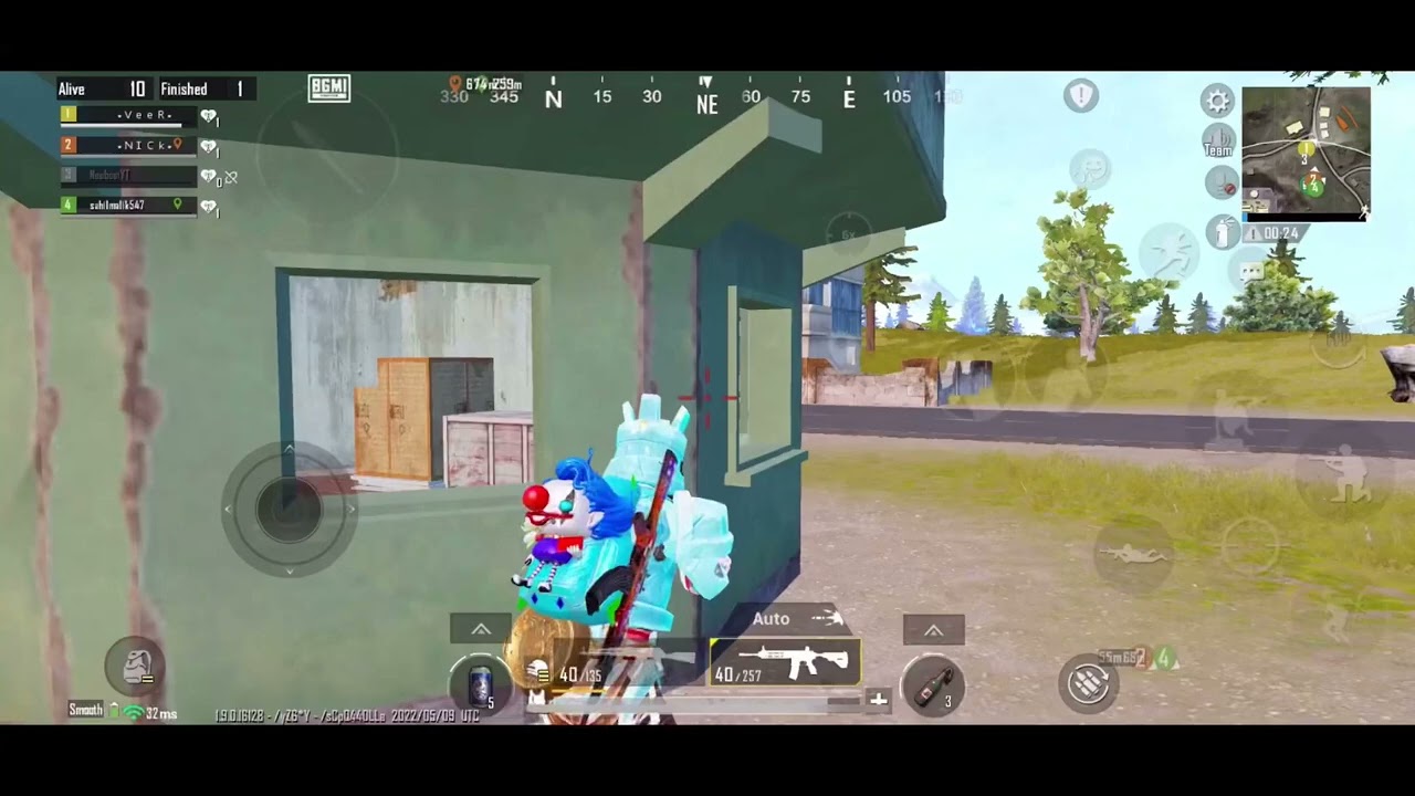 Squad BGMI Game Play Random Team Shocked 😱😱 Lambor Ghini Car M416 ...