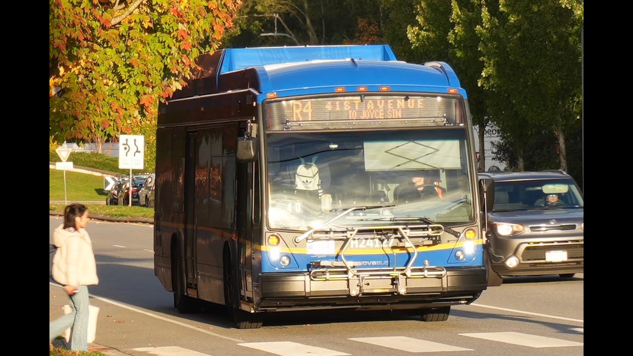 CMBC 24127 - Short ride on SW Marine drive - R4 RapidBus - 2024 NovaBus ...