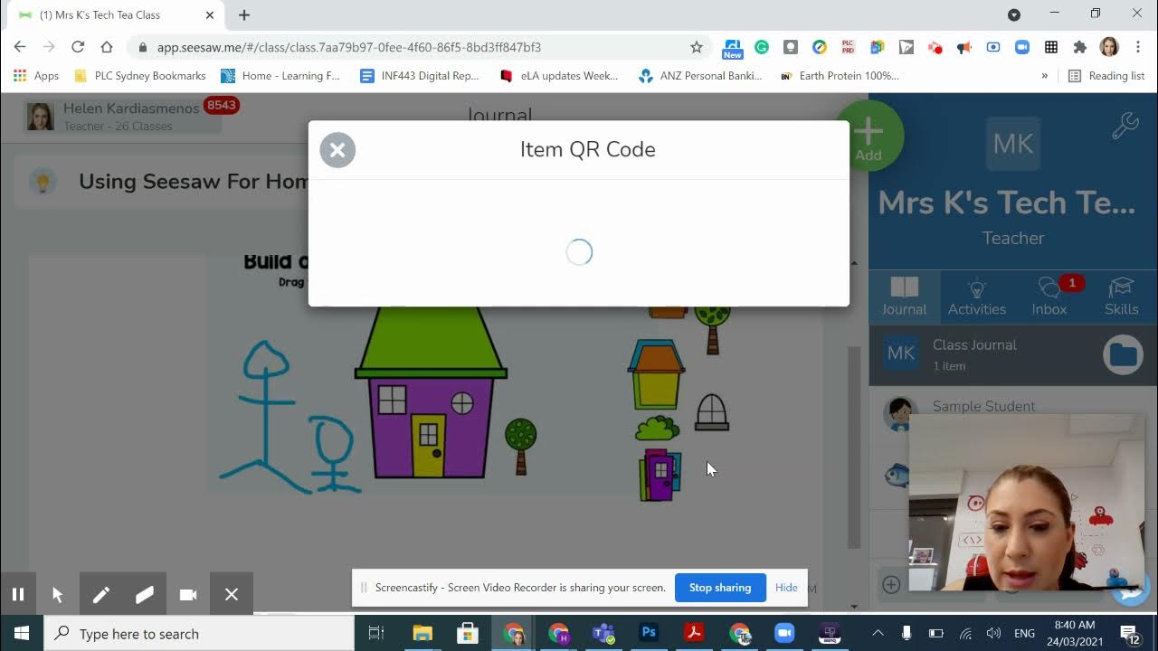 Print QR Code from Student Work in Seesaw - YouTube