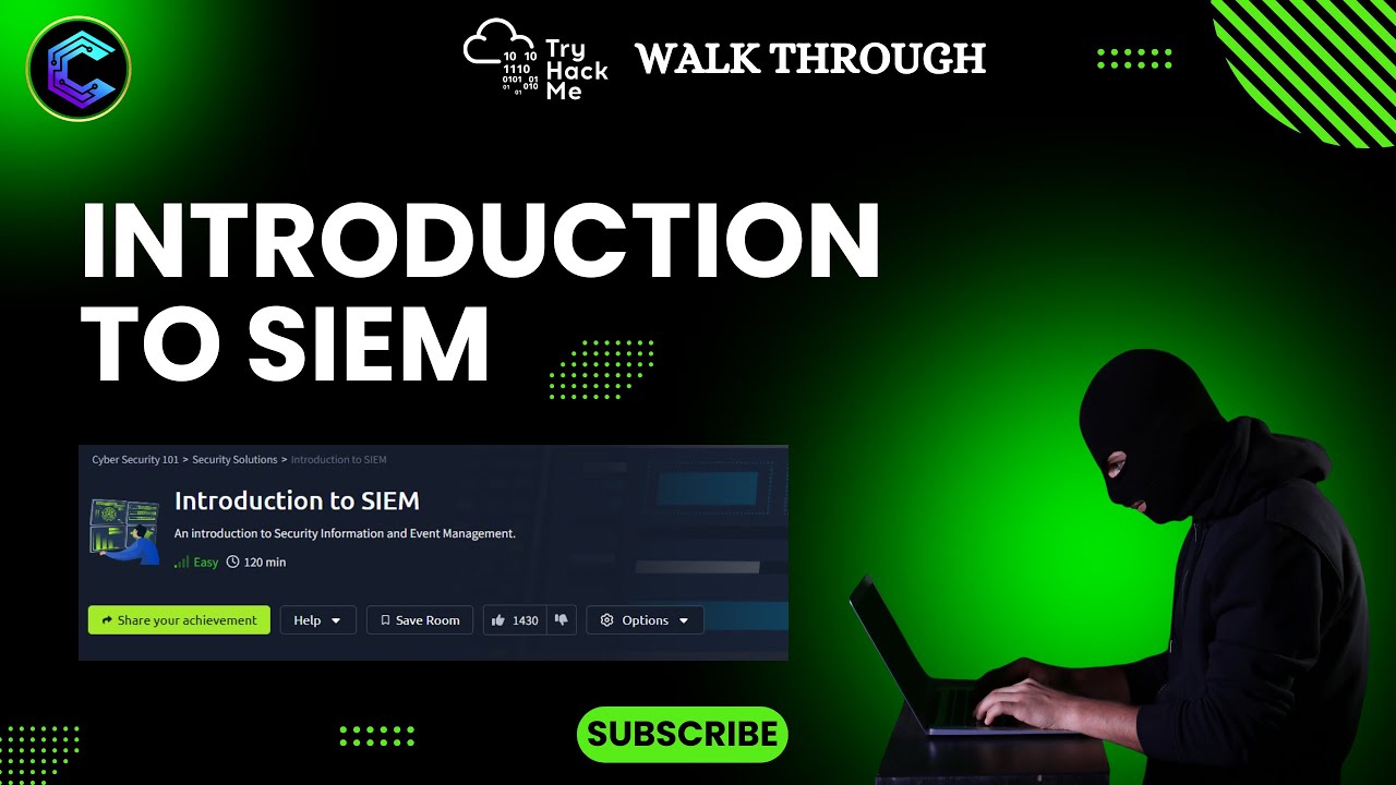 🔒 Introduction to SIEM | Cybersecurity101 | TryHackMe 🔒| Hindi and ...