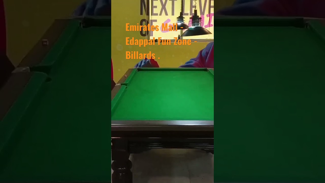 Emirates Mall - Edappal Fun Zone - Billards - YouTube