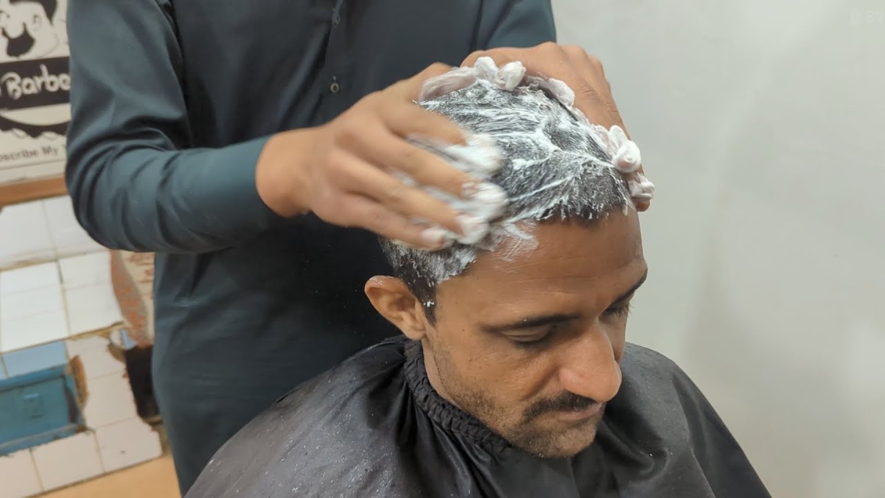 Attractive head shave bald tutorial zaibi barber shop - YouTube