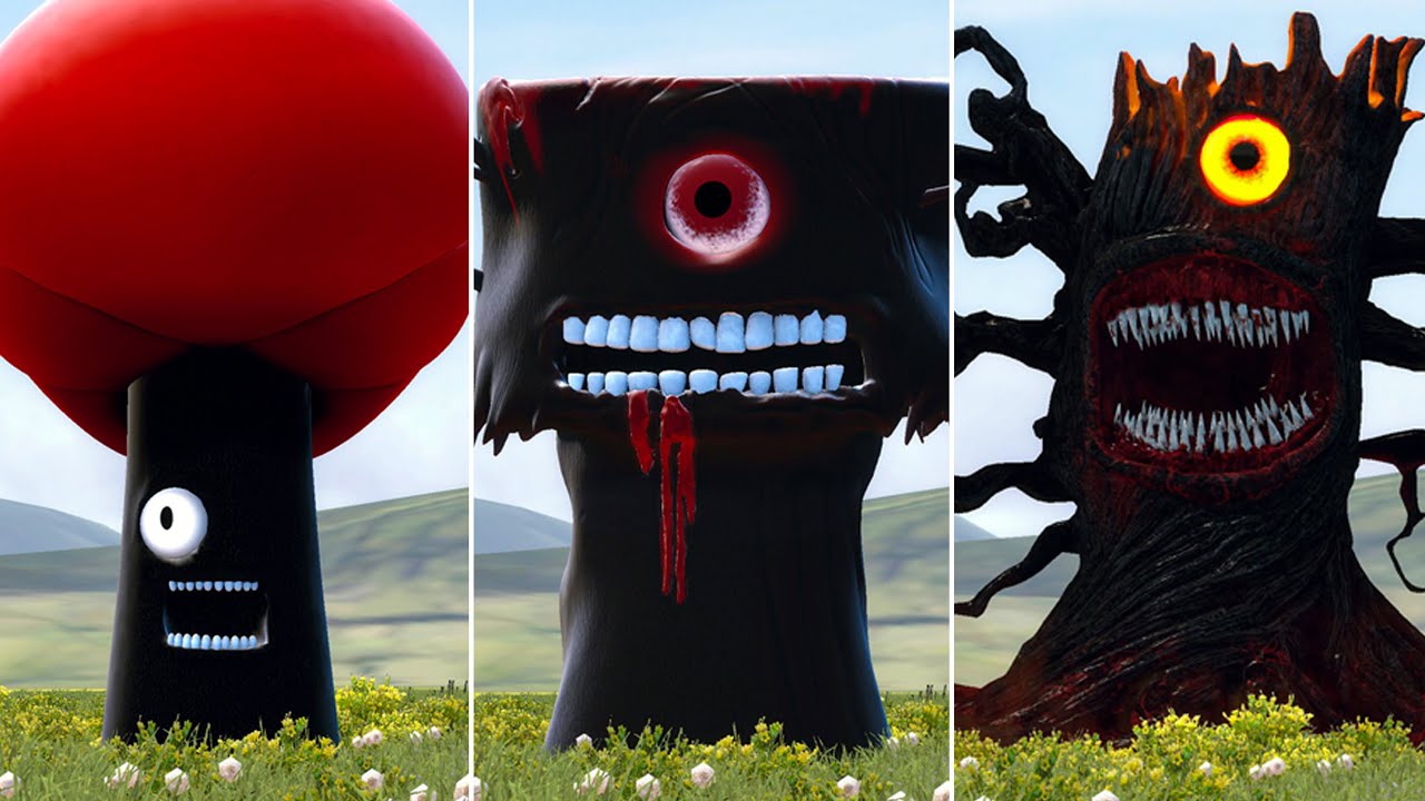 NEW EVOLUTION OF HORROR MR TREE SPRUNKI In Garry's Mod - YouTube