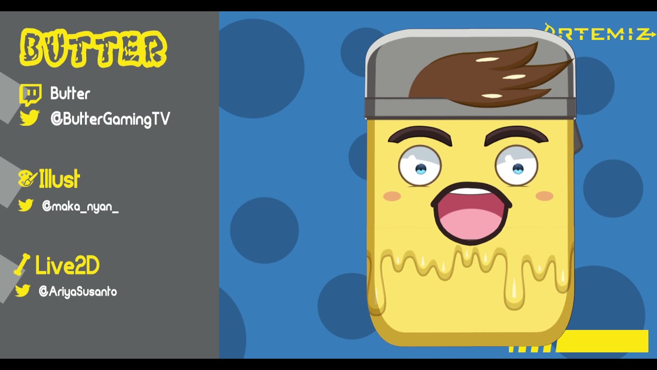 Butter Live2D Vtuber Preview - YouTube