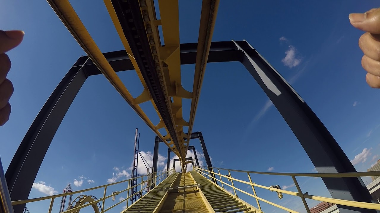 BATMAN™ The Ride at Six Flags Arlington, TX - YouTube