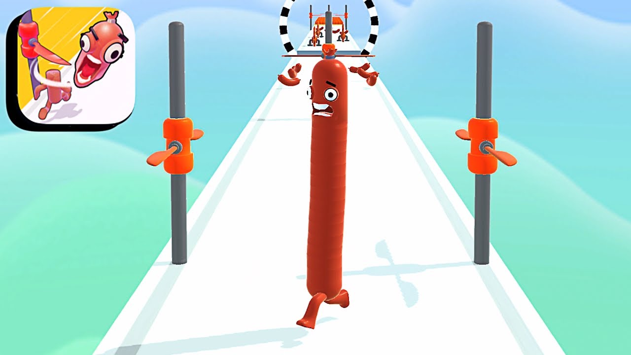 Sausage Rush - All Levels Gameplay Android,ios (Part 1) - YouTube