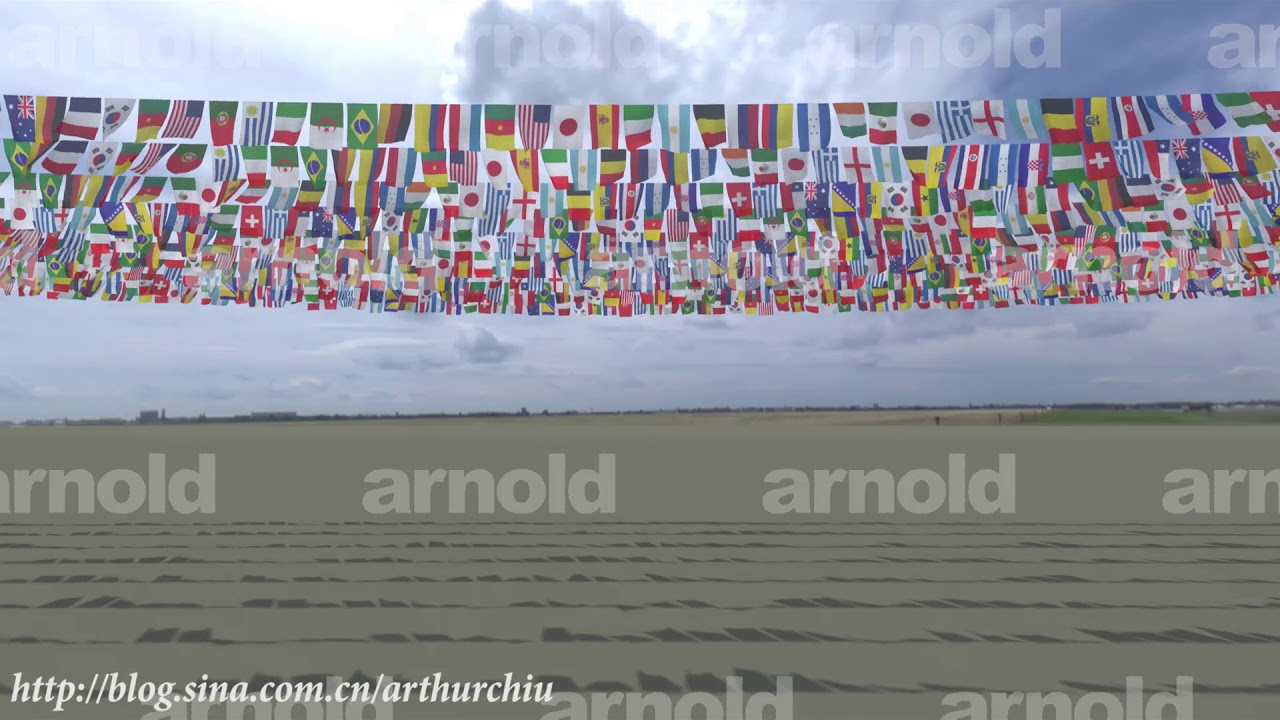 Houdini procedural flag for worldcpu - YouTube
