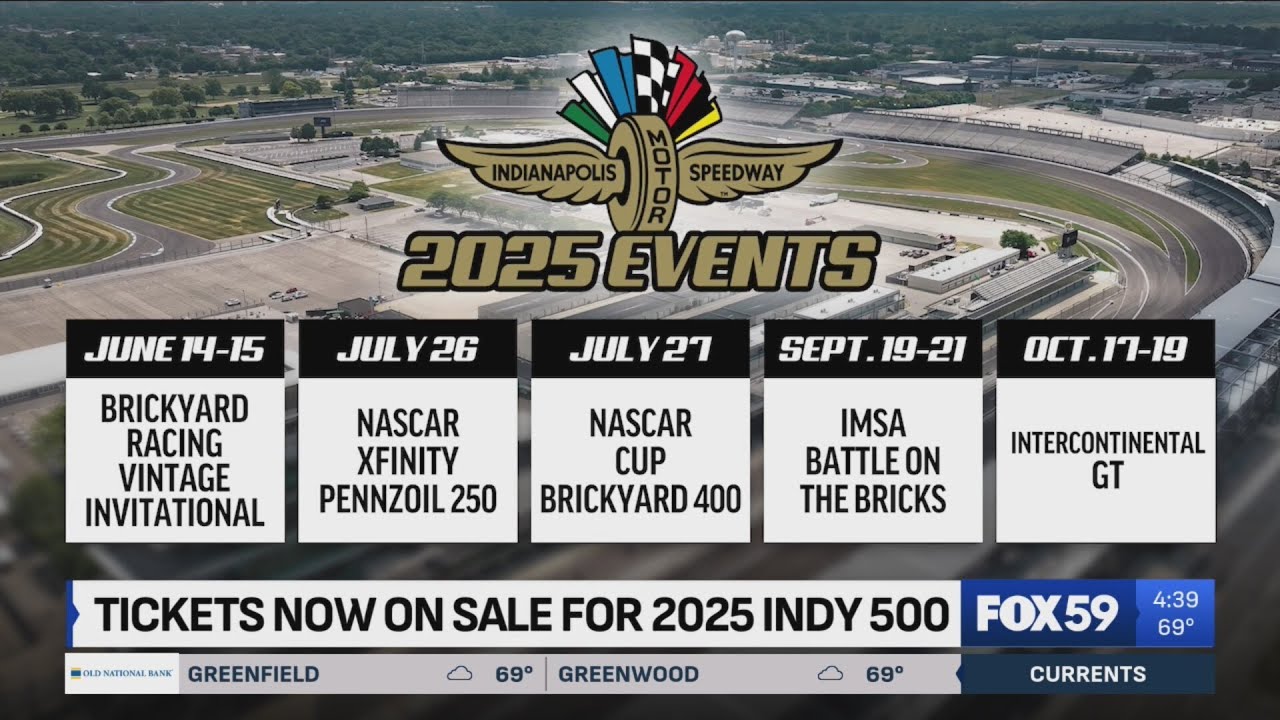 Tickets on sale for Indy 500, other 2025 IMS events - YouTube