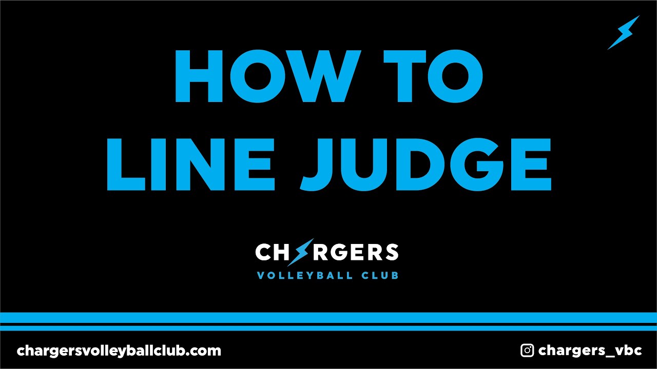 How to Line Judge in Club Volleyball - YouTube