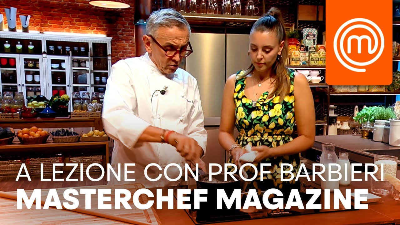 Lia a lezione con Prof. Barbieri | MasterChef Magazine - YouTube