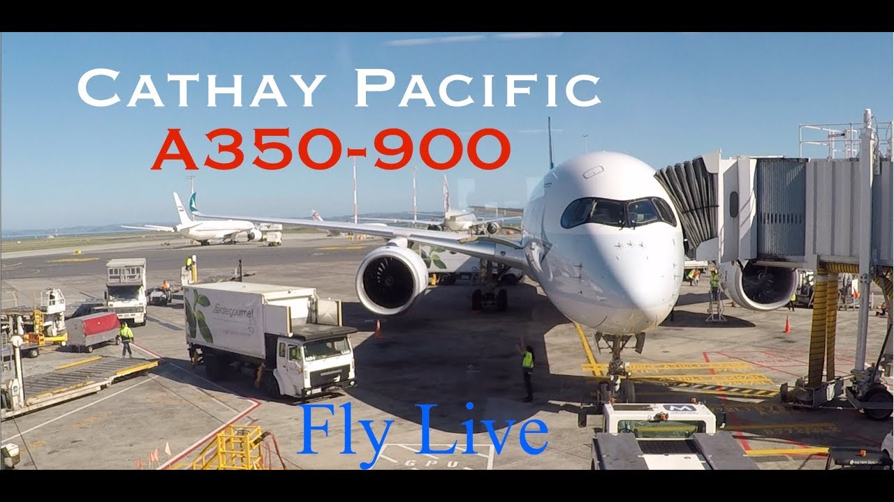 Cathay Pacific CX-113 Hong Kong to Auckland (Airbus A350-900) - YouTube