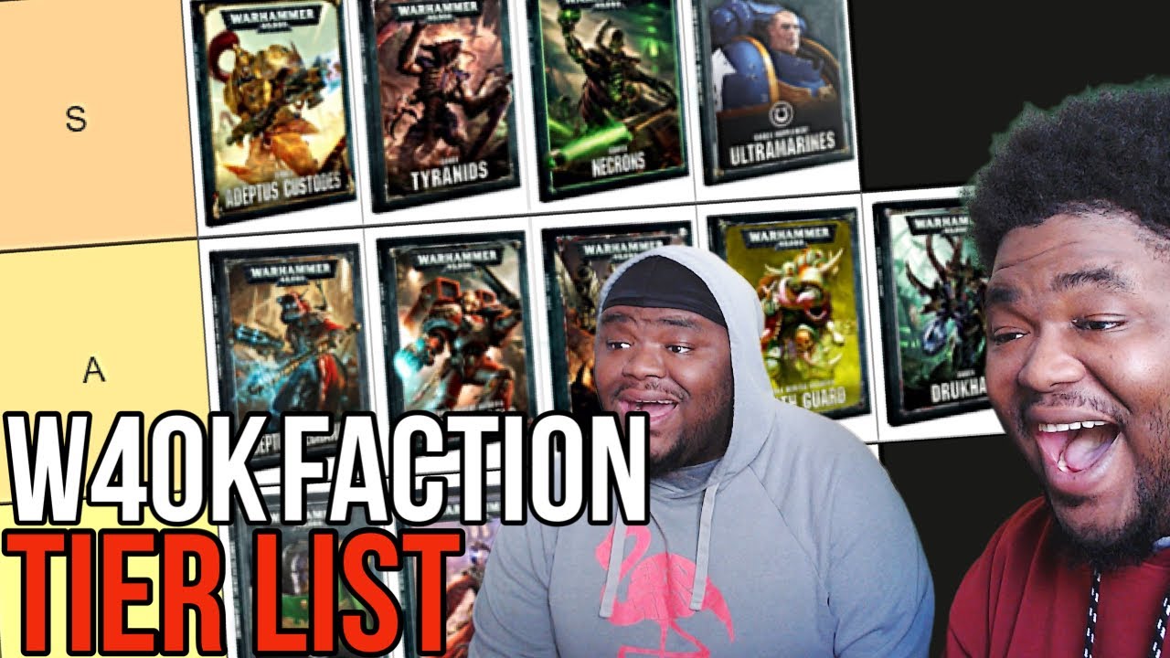 WarHammer 40K Fans Ranks All WarHammer 40K Factions - YouTube