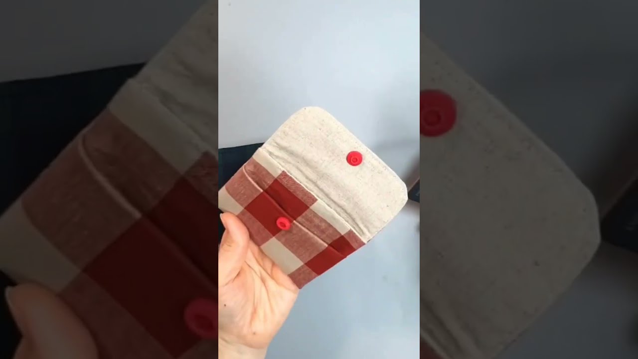 DIY Easy card wallet / card holder / sewing tutorial [Tendersmile ...