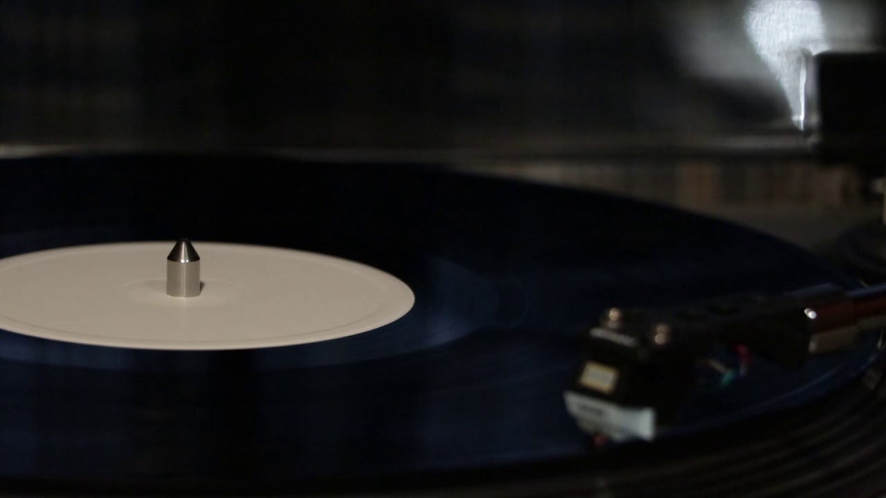 Playing a vinyl record stock footage - YouTube
