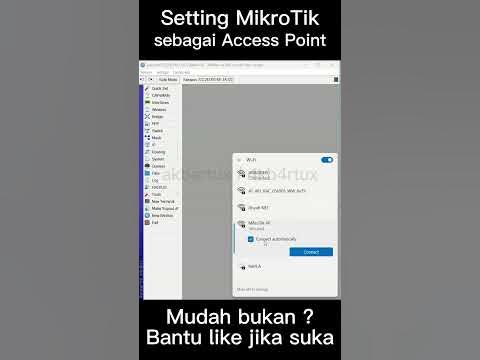CARA SETTING MIKROTIK SEBAGAI ACCESS POINT - YouTube