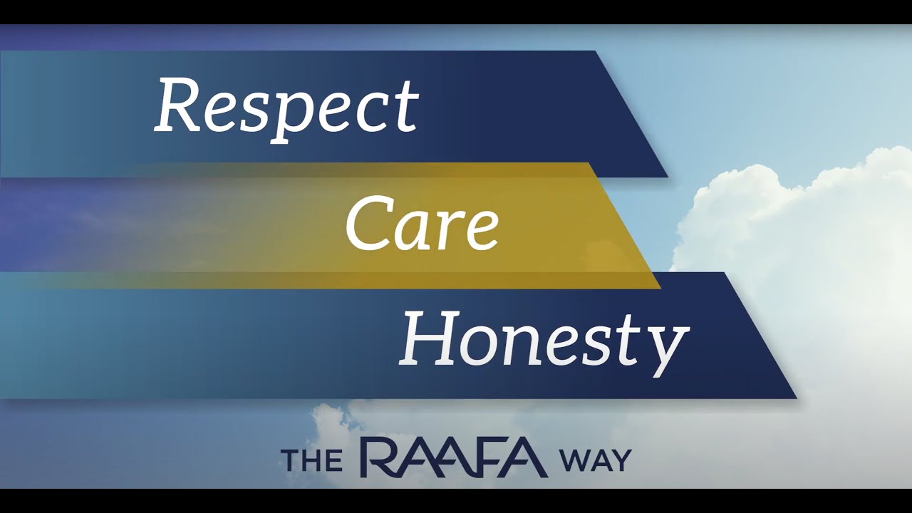 The RAAFA Way - Respect, Care and Honesty - YouTube