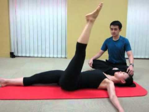 Pilates for Beginners - Single Leg Circles - YouTube