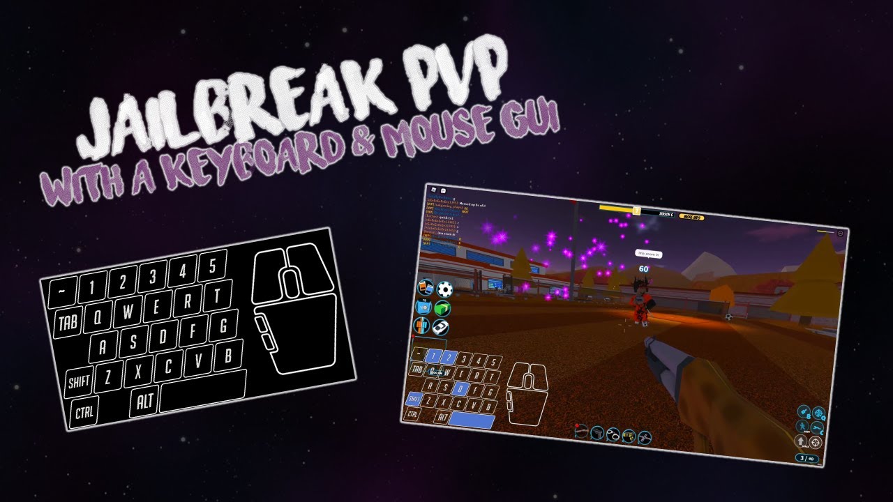 Jailbreak PvP | Showing my Keyboard and Mouse (with a GUI) - YouTube