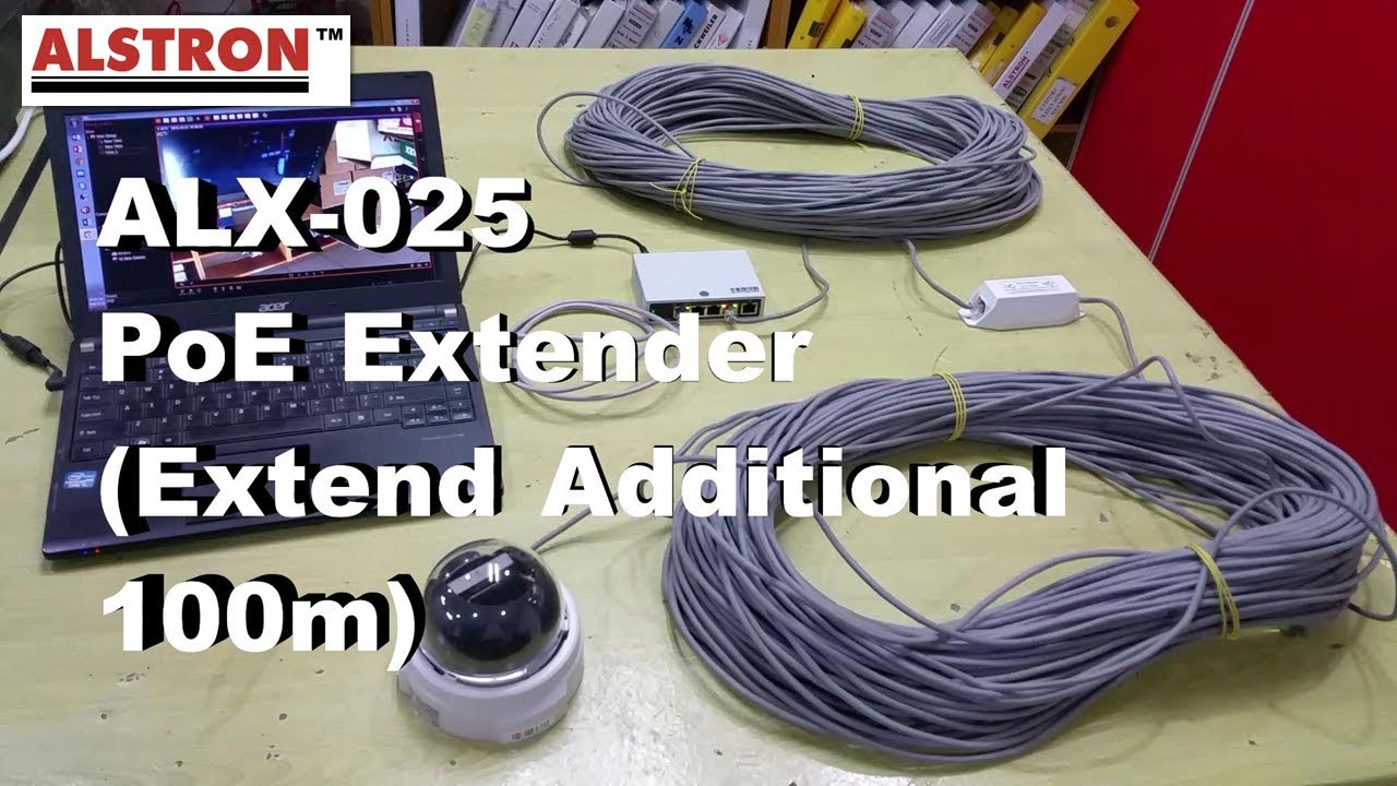 ALX-025 PoE Extender - YouTube