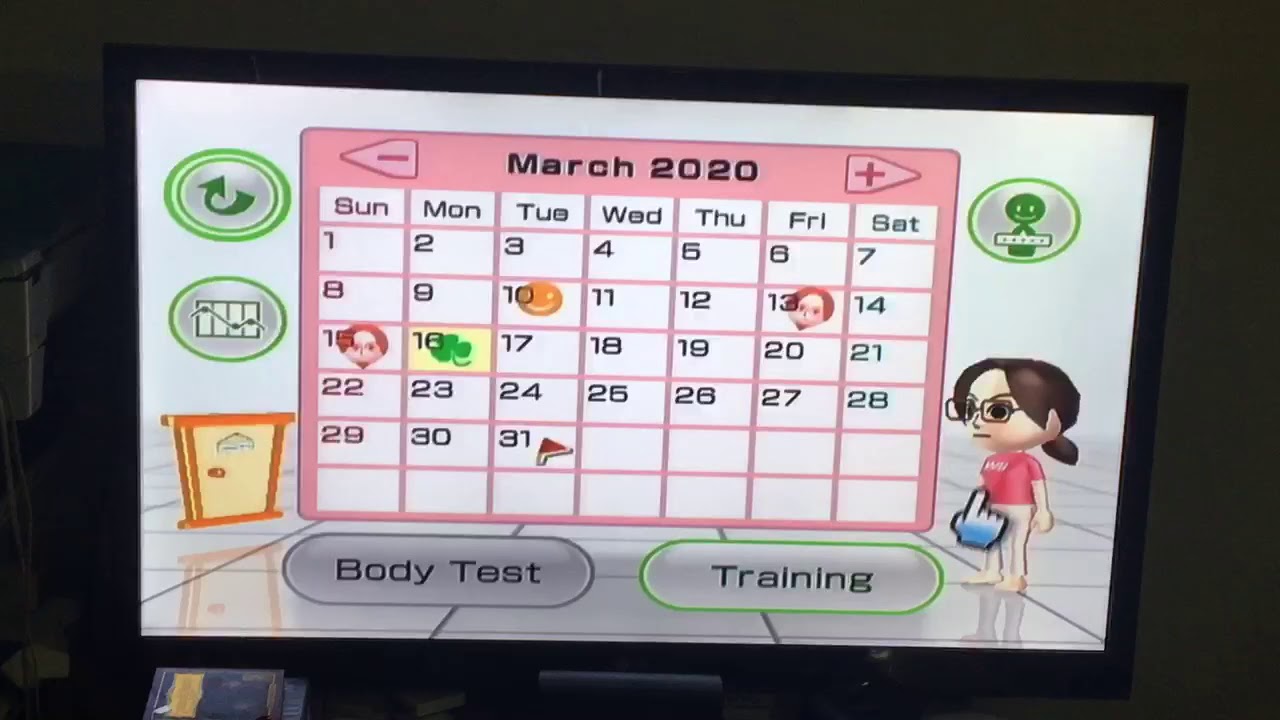 Wii Fit Plus - Poking a Mii 3rd time!! - YouTube
