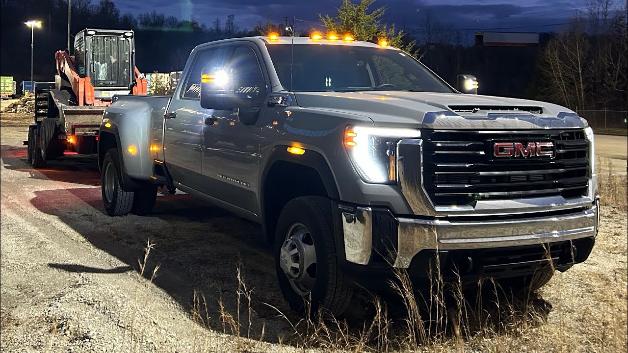 ‘24 L5P dually with 97-2 in tow - YouTube