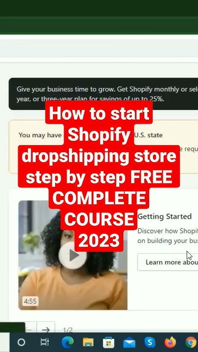 how to setup a shopify store step by step 2023 - YouTube