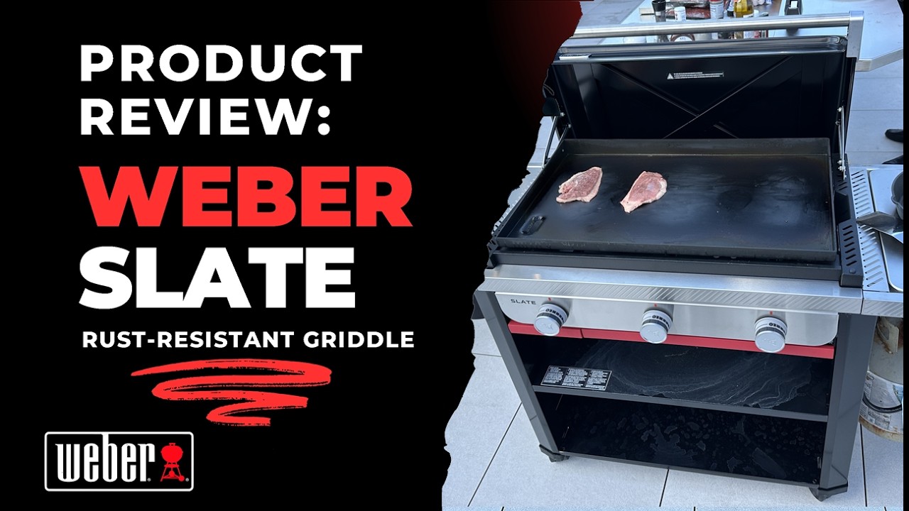 Weber Slate 30” Rust-Resistant Griddle (Product Review) - YouTube