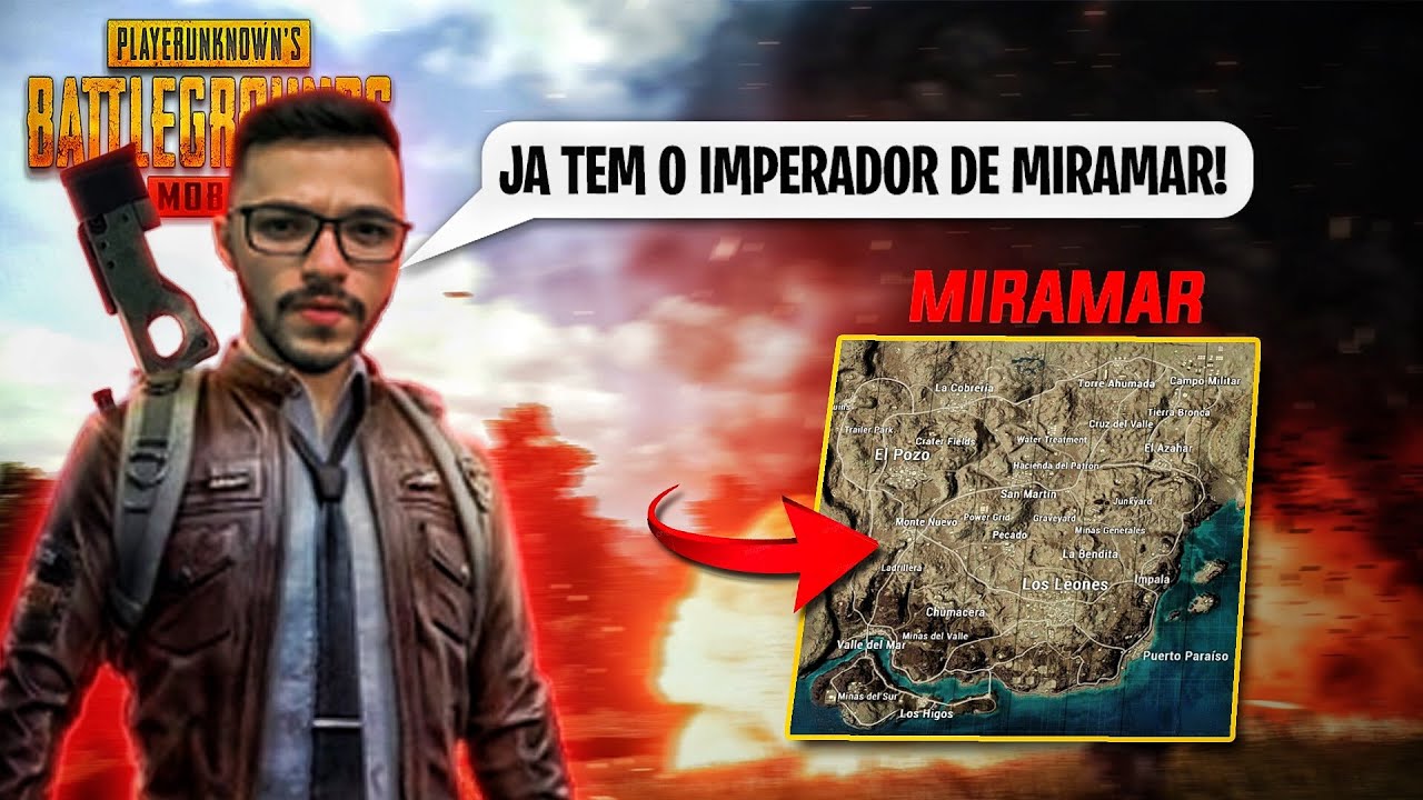 DOMINANDO A AREA DE MIRAMAR - PUBG MOBILE - YouTube