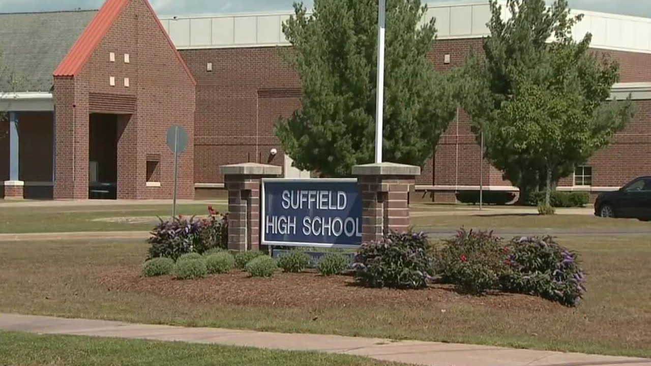 Suffield High School student killed in crash: police - YouTube