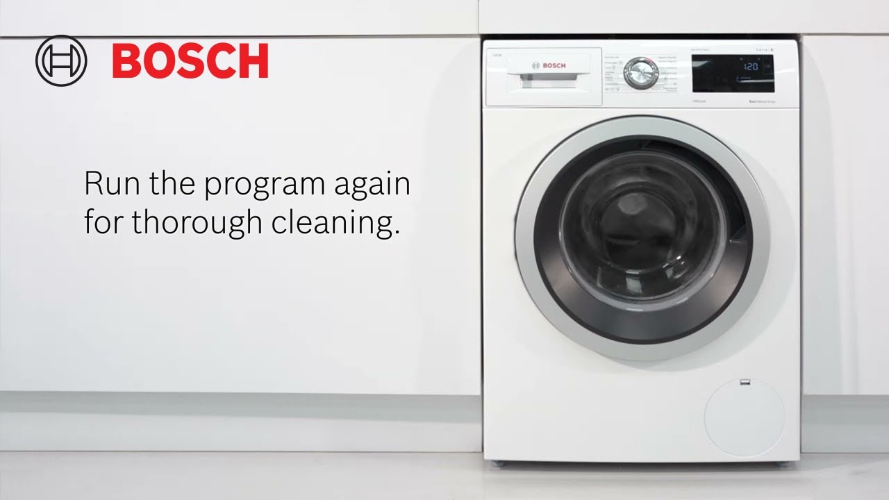 How to descale the washing machine? - YouTube