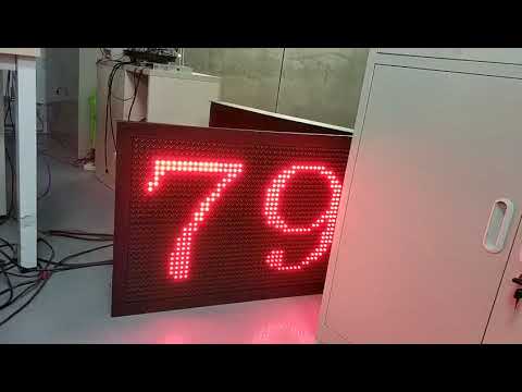 LED screen countdown timer - YouTube
