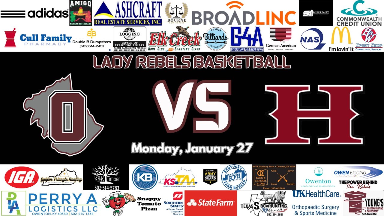 Owen County (KY) vs Henry County (KY) KHSAA Girls Varsity Basketball ...