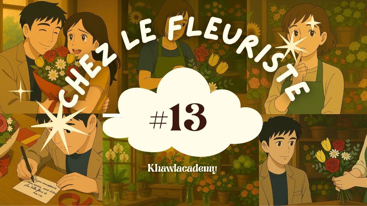💐 Benny chez le fleuriste 🌷 | Apprends le vocabulaire des fleurs en ...