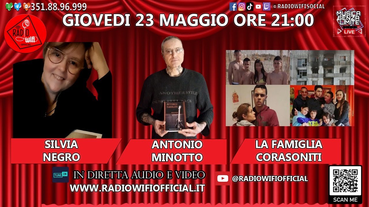 MSLL OSPITI SILVIA NEGRO, ANTONIO MINOTTO , LA FAMIGLIA CARASONITI ...