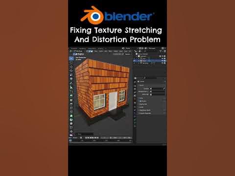 Fixing Texture Stretching And Distortion Issues In Blender #shorts ...