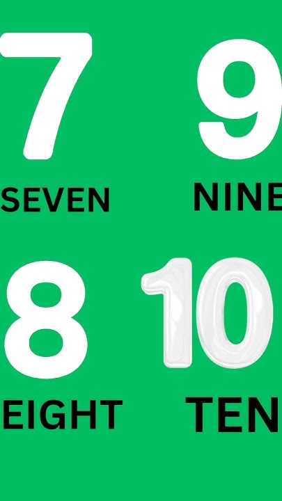 NUMBERS NAME|NUMBER SPELLING |NUMBER NAMES 1_10|NUMBER WORDS|SPELLINGS|KIDSLEARNINGCOCOMOOSA ...