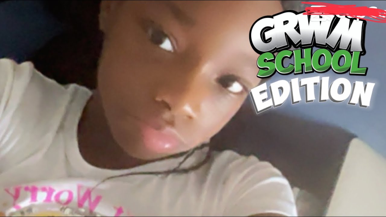 GRWM SCHOOL EDITION *had to rush* ️🚍 - YouTube