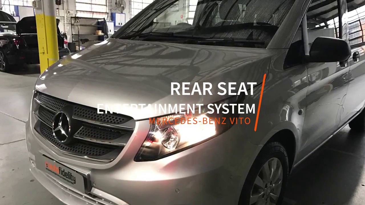 Mercedes Benz Vito Rear Seat Entertainment System - YouTube