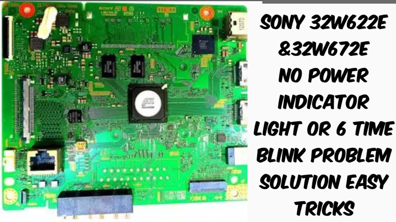 Fix Your Sony TV's No Power Issue in Just 5 Minutes - YouTube