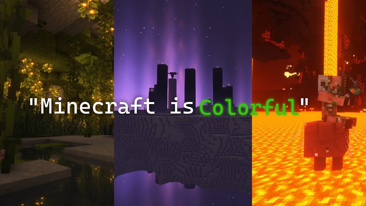 What color is Minecraft? - YouTube