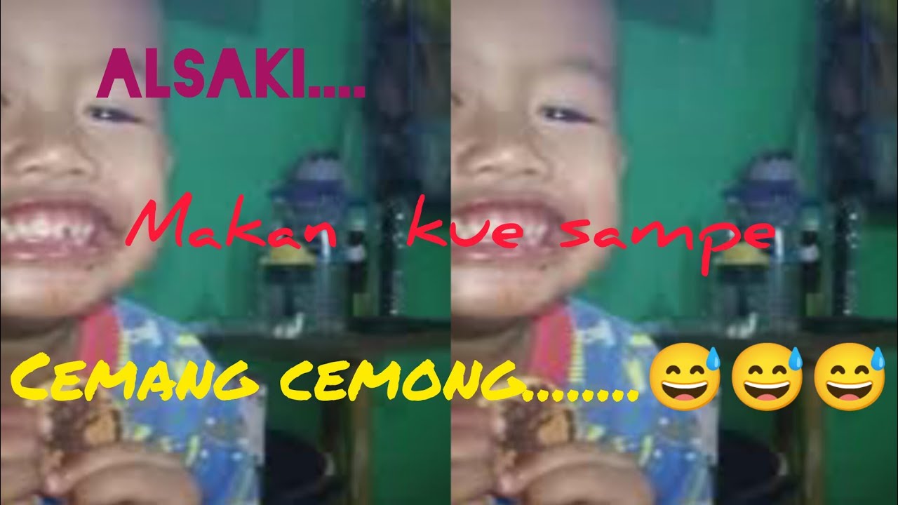 makan kue coklat cemang cemong - YouTube