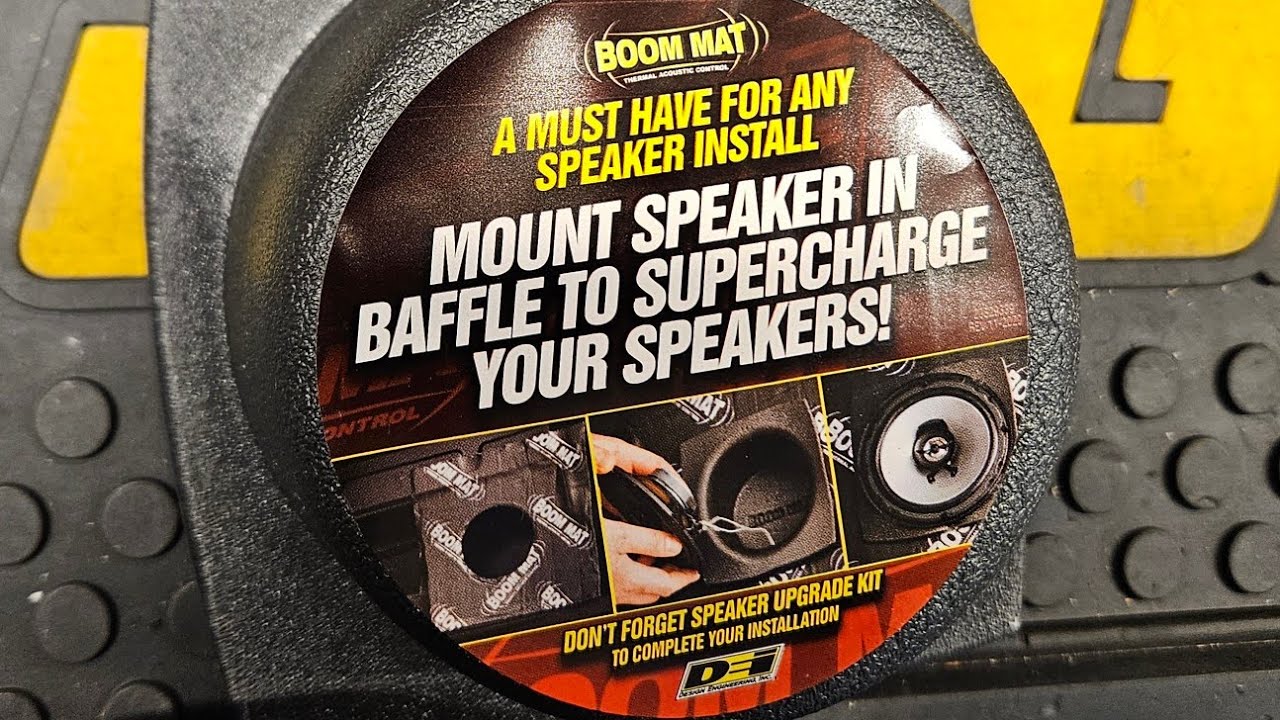 Review/Unboxing: Boom Mat speaker baffles/bowls - YouTube