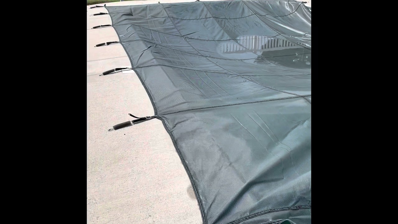Loop Loc Pool Cover Install! - YouTube