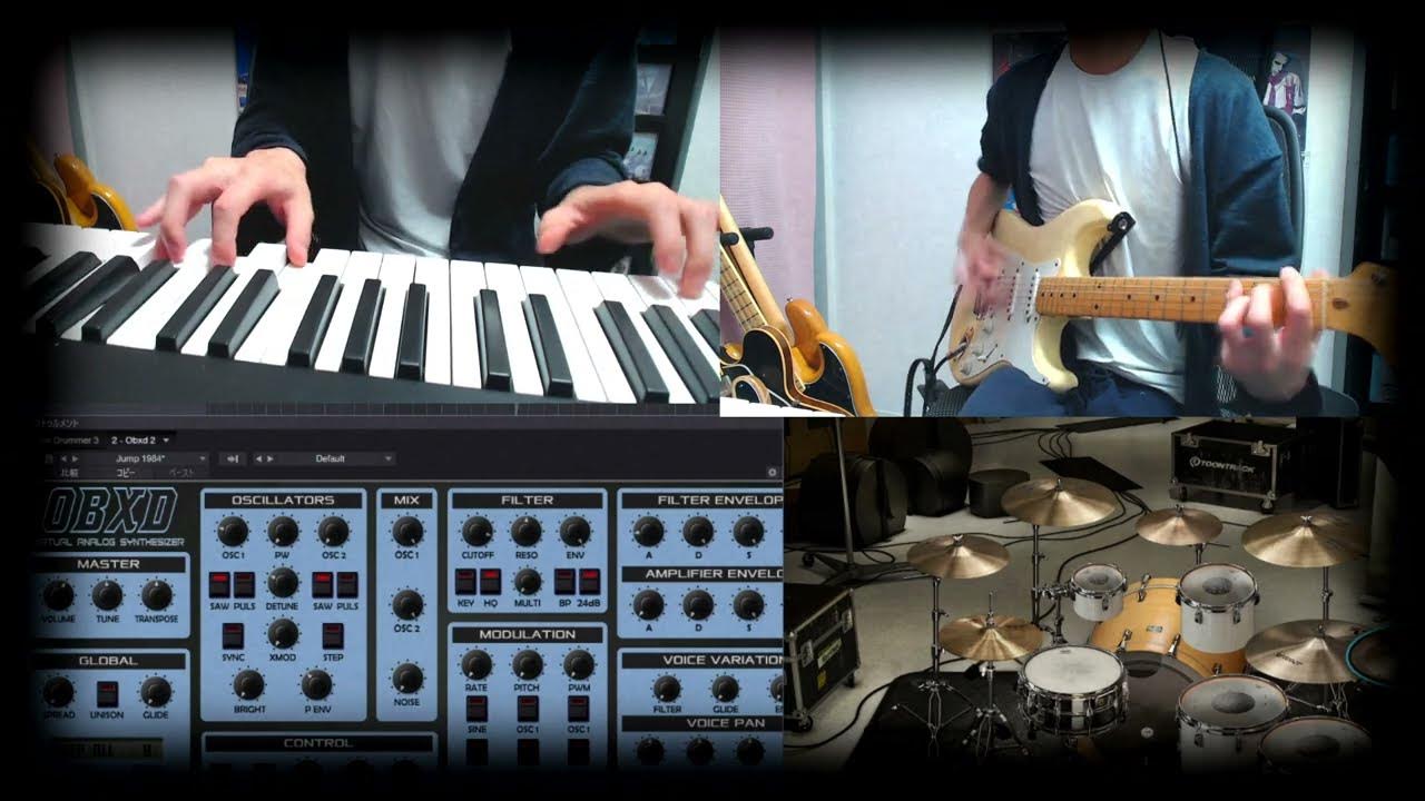 Van Halen - Jump [Keyboard & Guitar Solo Cover] - Played by Gento ...